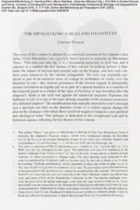 The impaled king: A head and its context